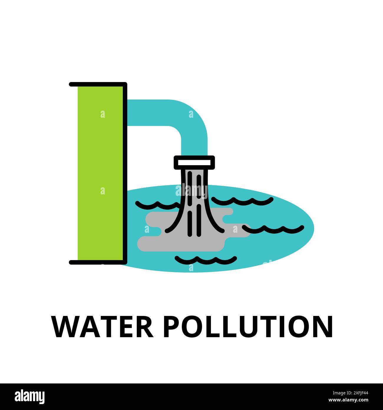 Modern flat thin line design icon, vector illustration, infographic ...