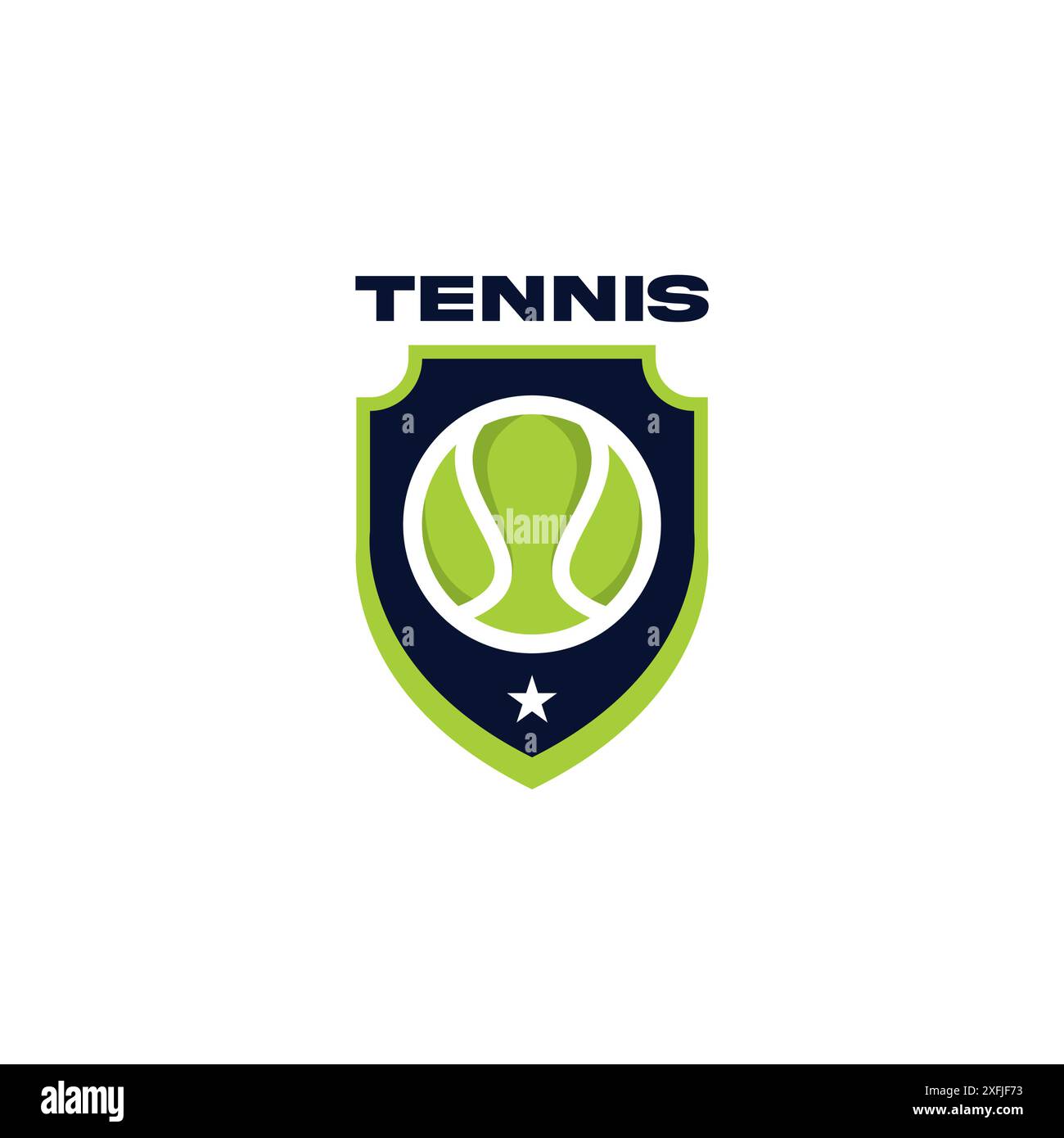 Tennis Ball Logo vector icon. Tennis Club Logo Design Stock Vector ...
