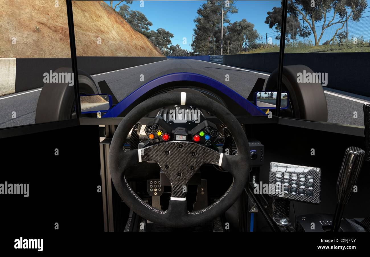 DIY high end simracing aluminum carbon fiber simulator rig for video ...