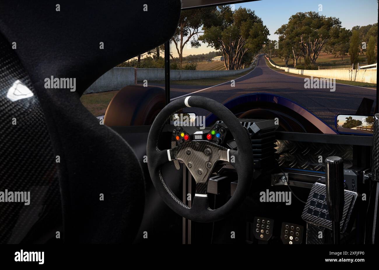 DIY high end simracing aluminum carbon fiber simulator rig for video ...