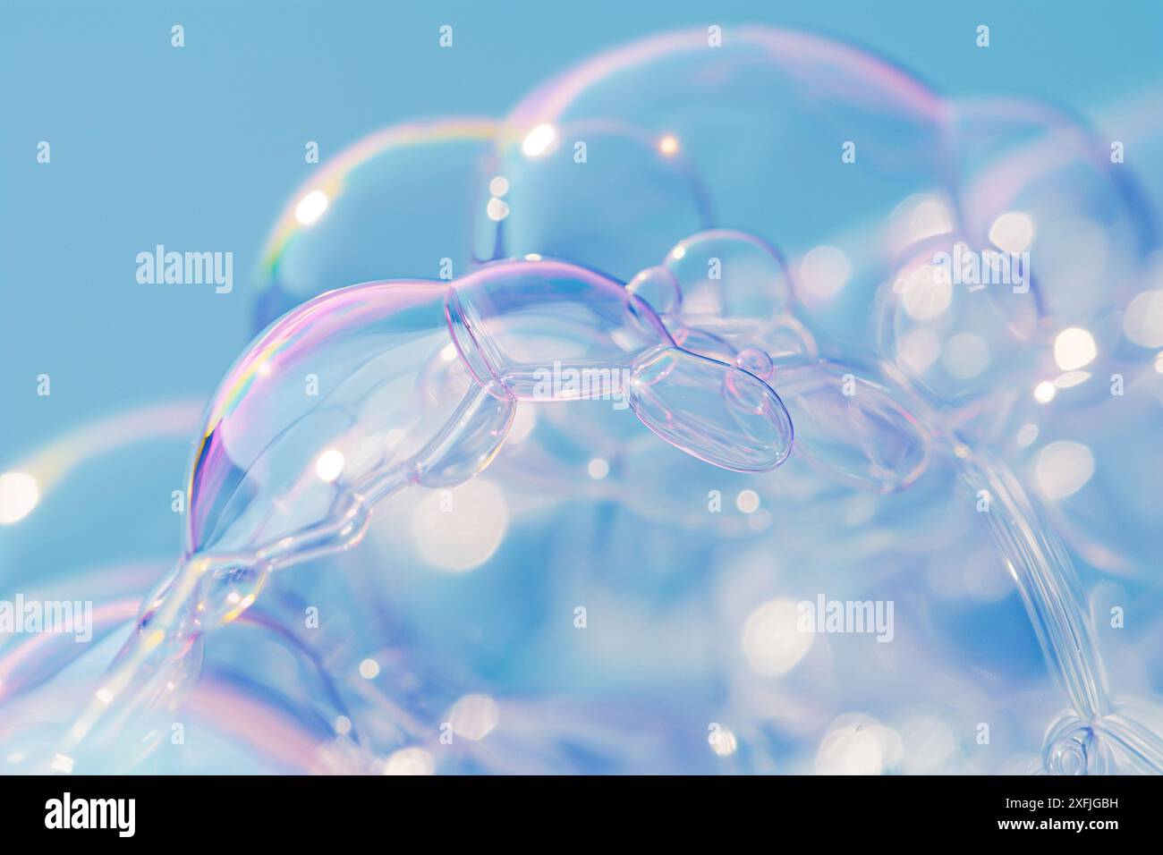 Transparent soap bubbles background hi-res stock photography and images ...