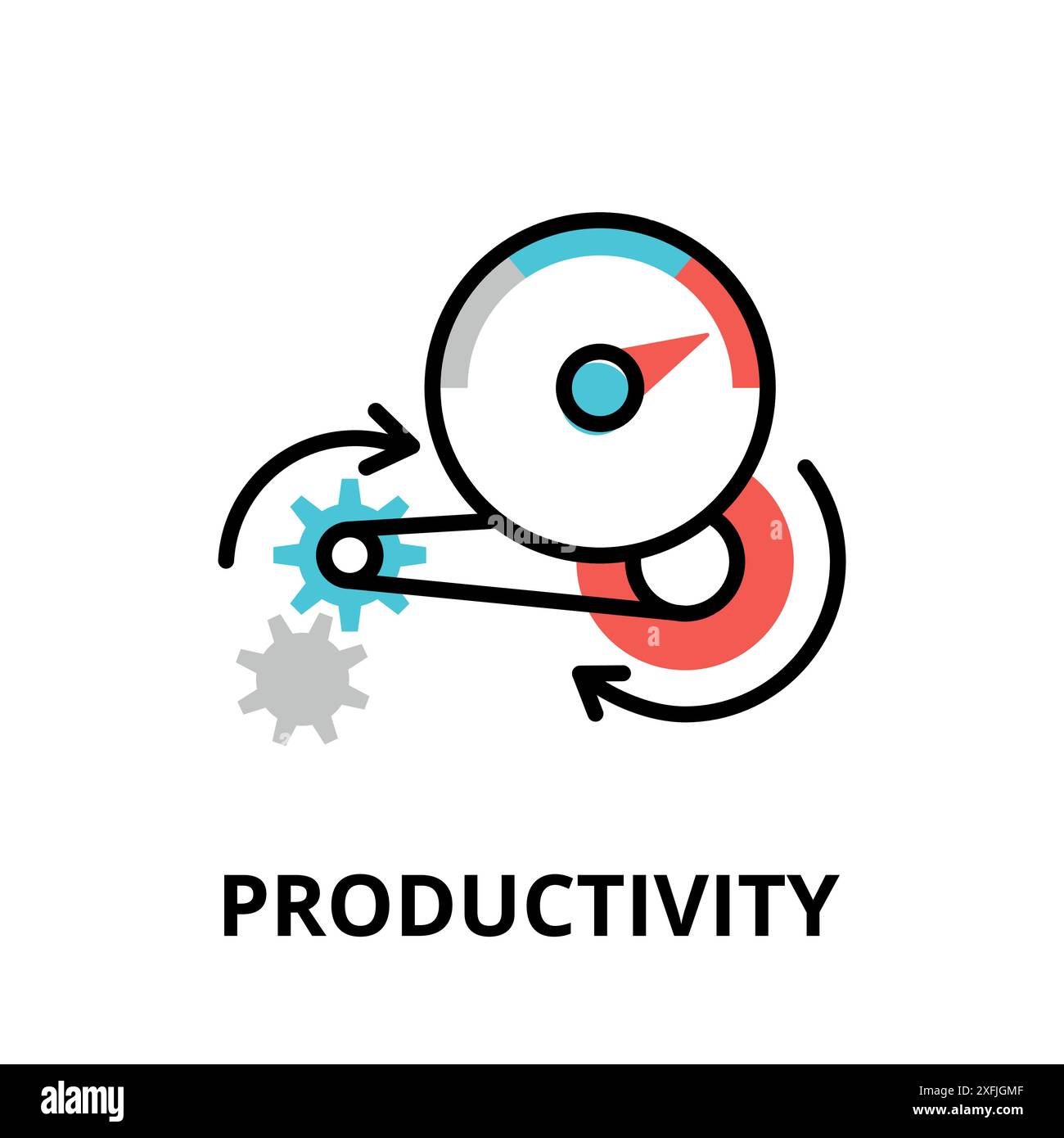 Office productivity vector vectors hi-res stock photography and images ...