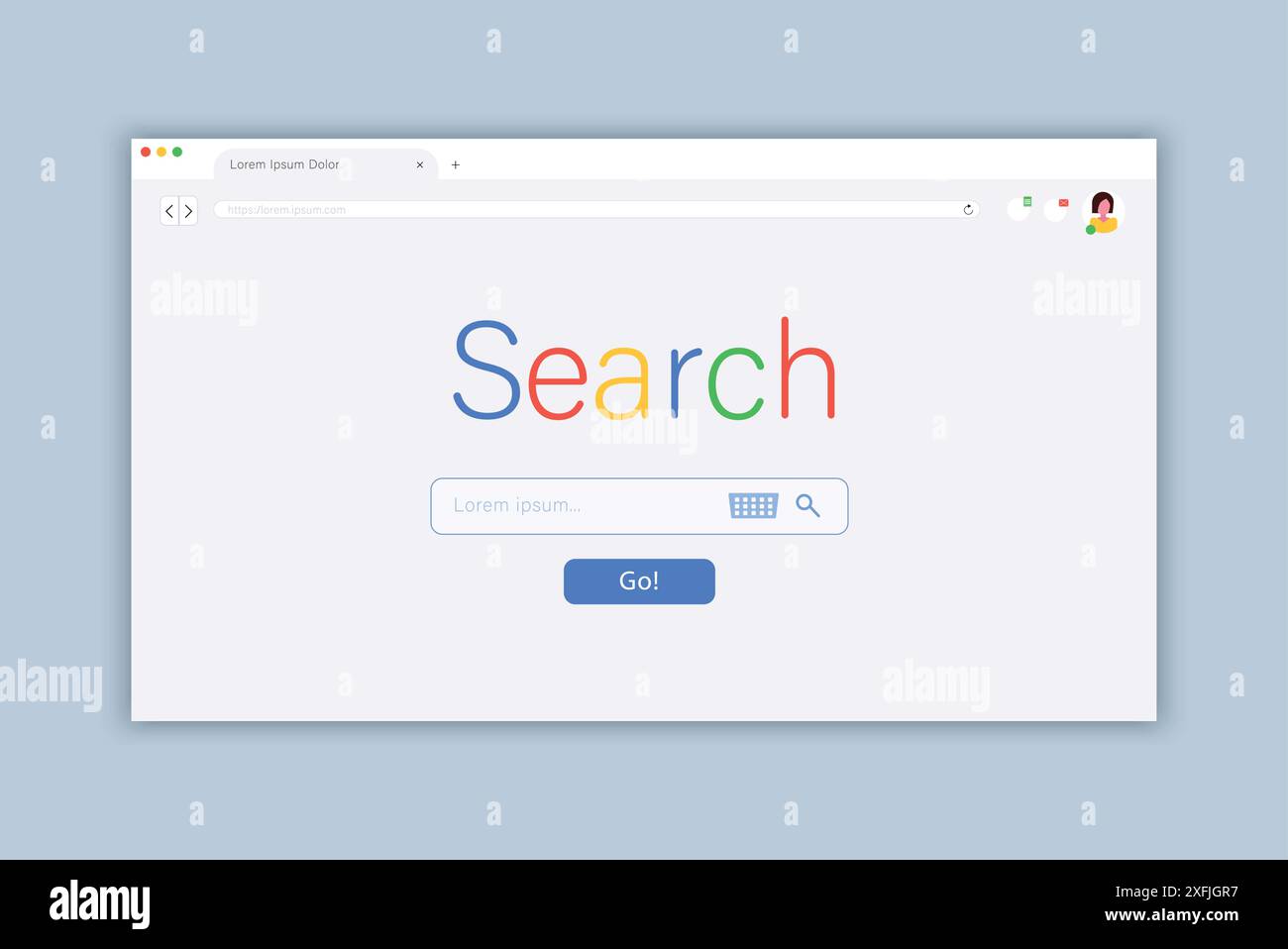 Form web Stock Vector Images - Alamy