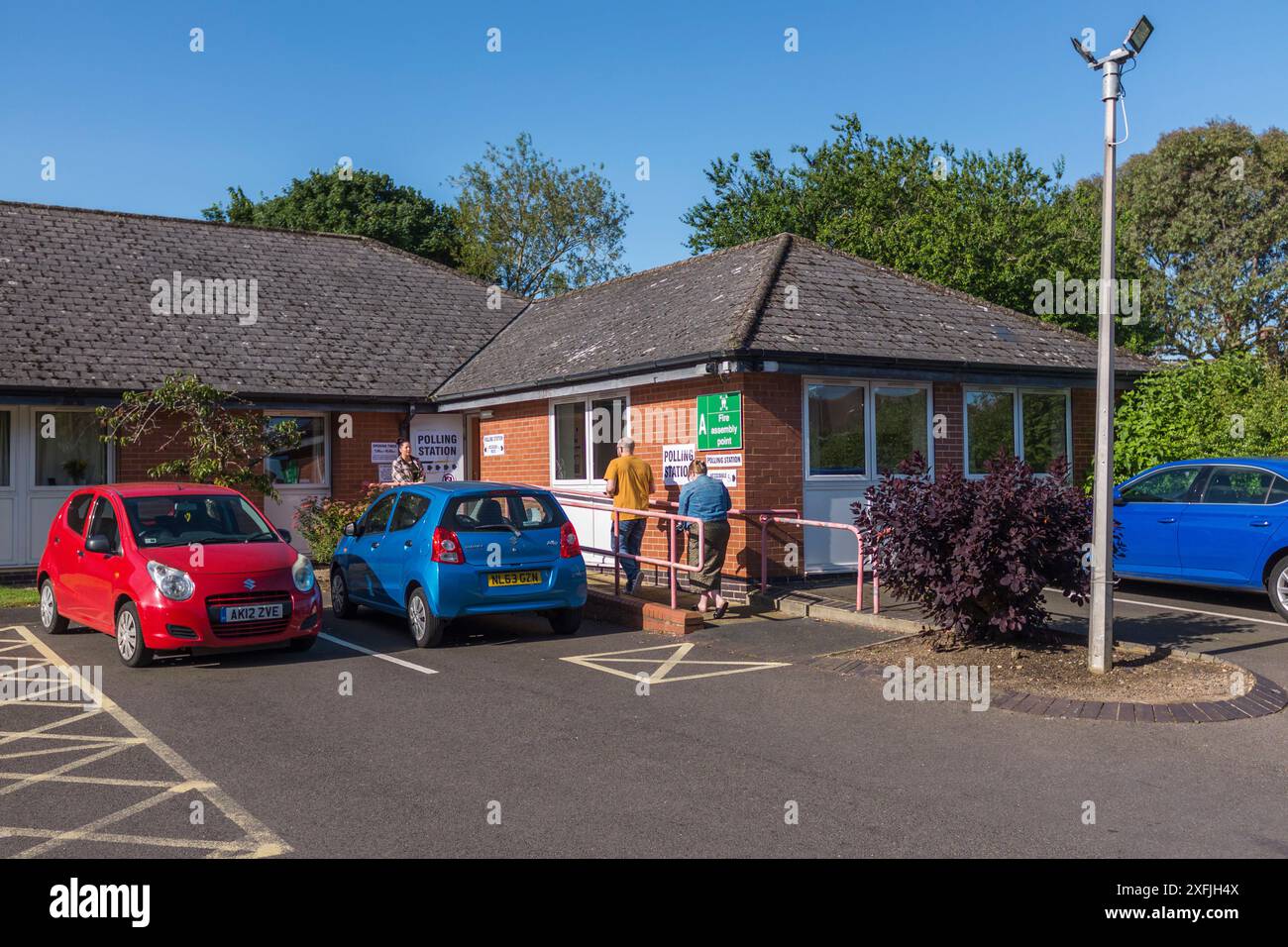 Stockton on Tees, UK. 4th July 2024. The Polling Stations are open as ...