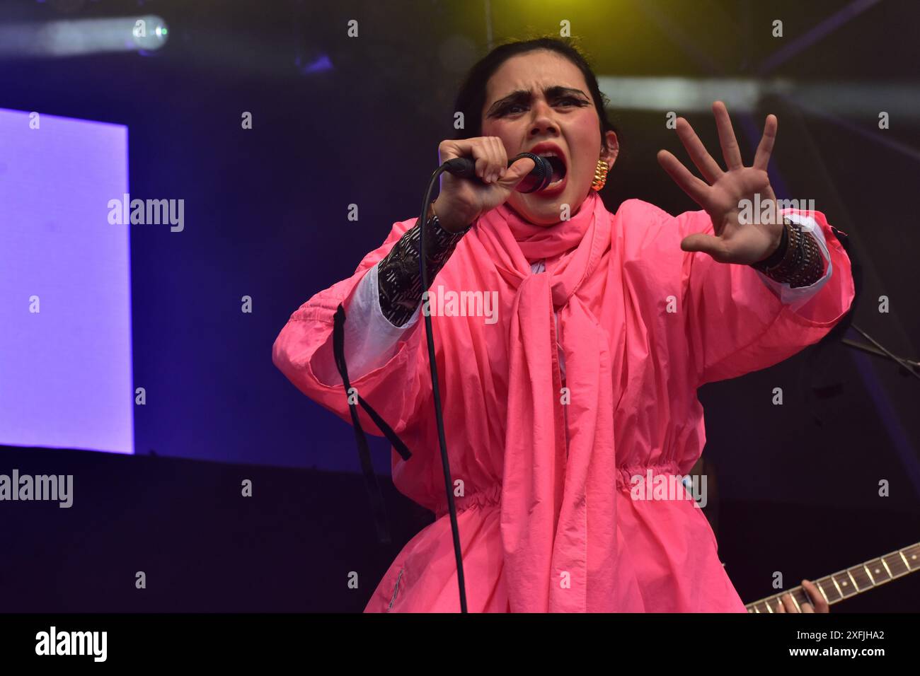 Brazilian rock band CSS at Bristol Sounds, Bristol, UK. June 30th 2024 ...