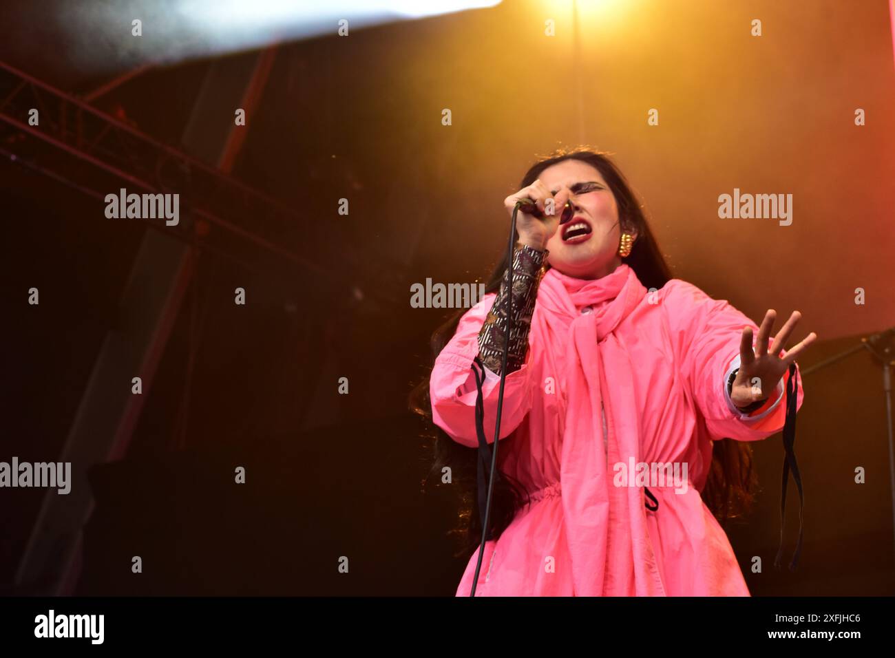 Brazilian rock band CSS at Bristol Sounds, Bristol, UK. June 30th 2024 ...