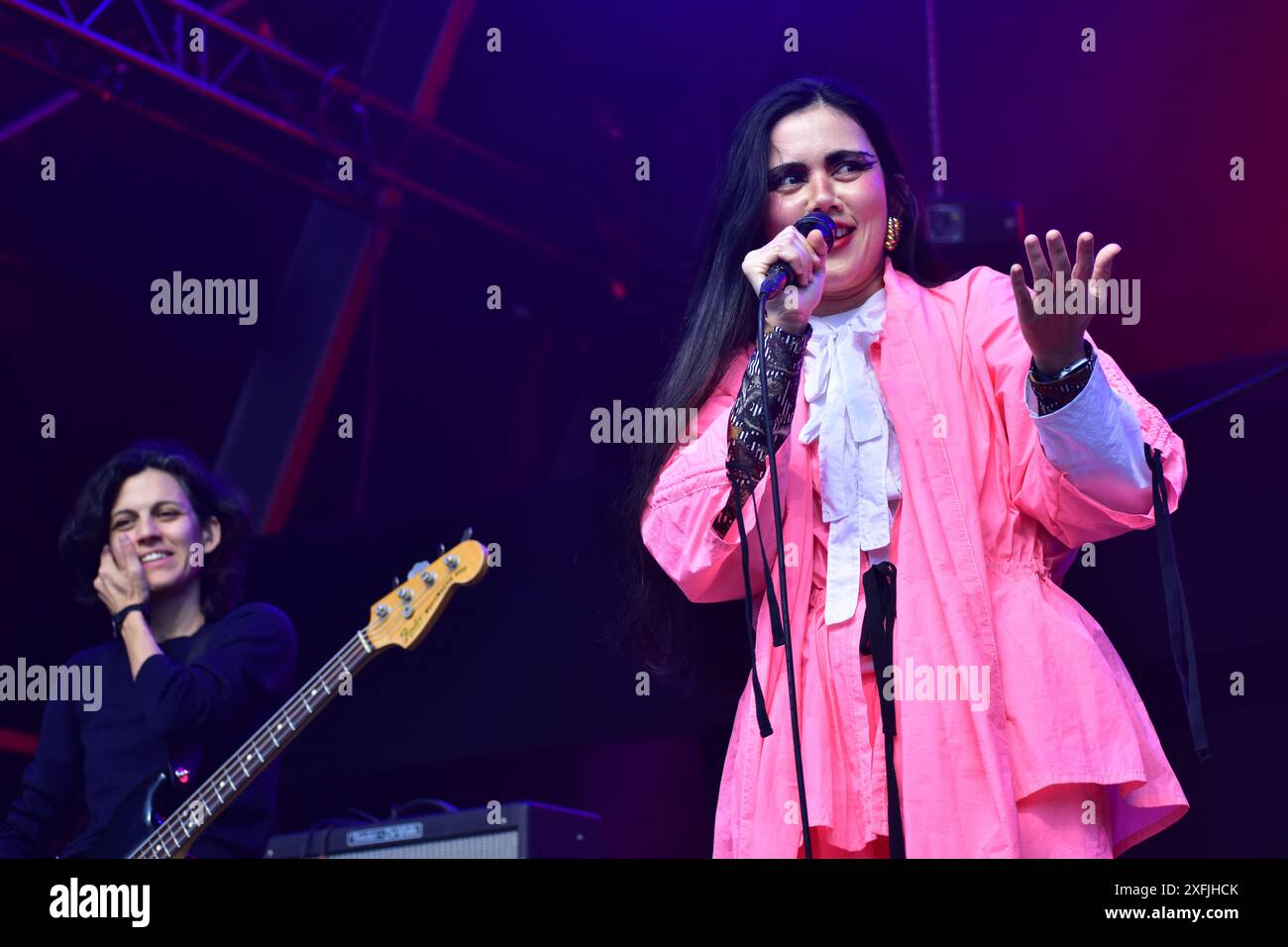 Brazilian rock band CSS at Bristol Sounds, Bristol, UK. June 30th 2024 ...