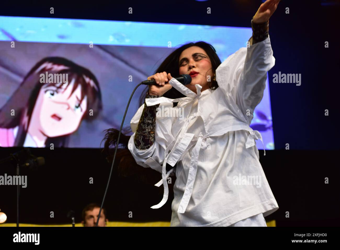 Brazilian rock band CSS at Bristol Sounds, Bristol, UK. June 30th 2024 ...