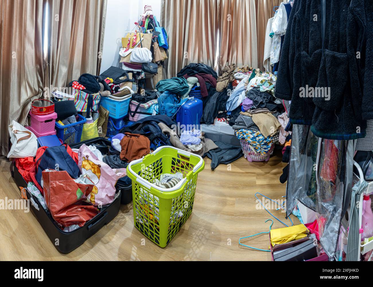 Full wardrobe messy clothes hi-res stock photography and images - Alamy