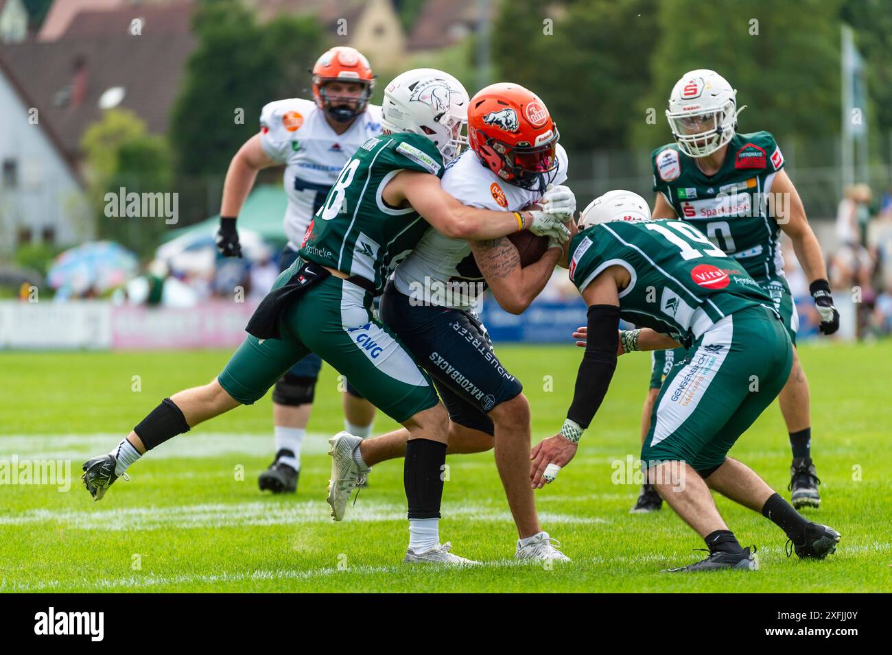 Jan Klenk (28, DB, Schwaebisch Hall Unicorns) und Juliano Argueello (19 ...