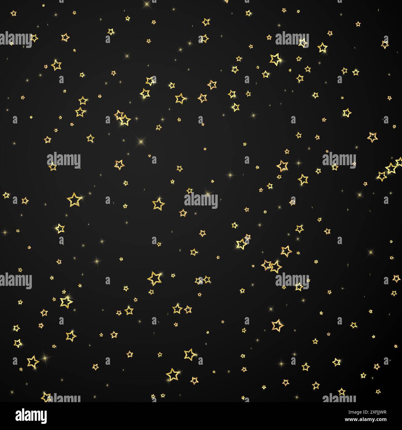 Christmas spirit. Scattered falling stars. Festive christmas confetty ...