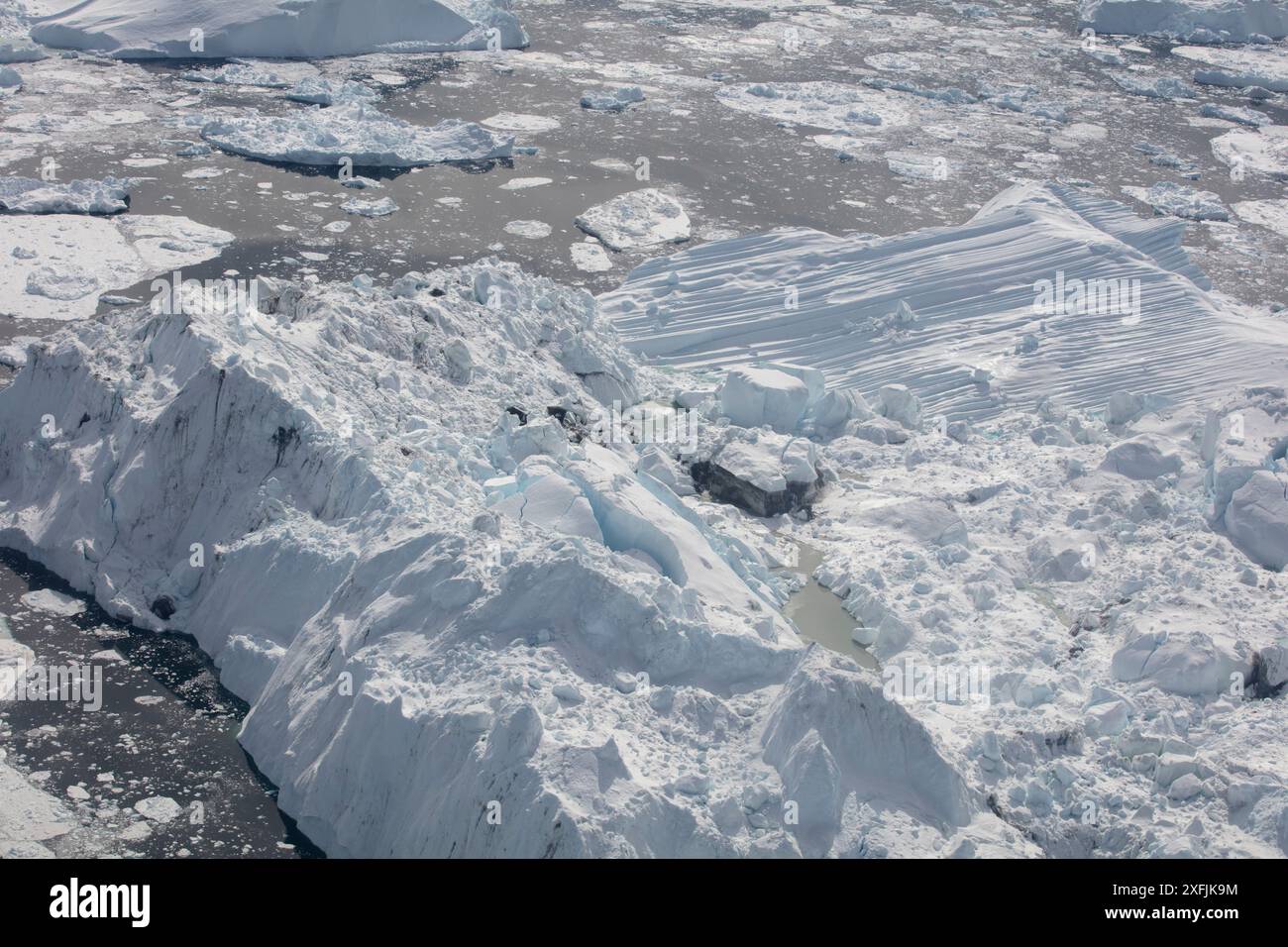 Photographs of Disco Bay, Ilulissat and the margin of the Greenland Ice ...