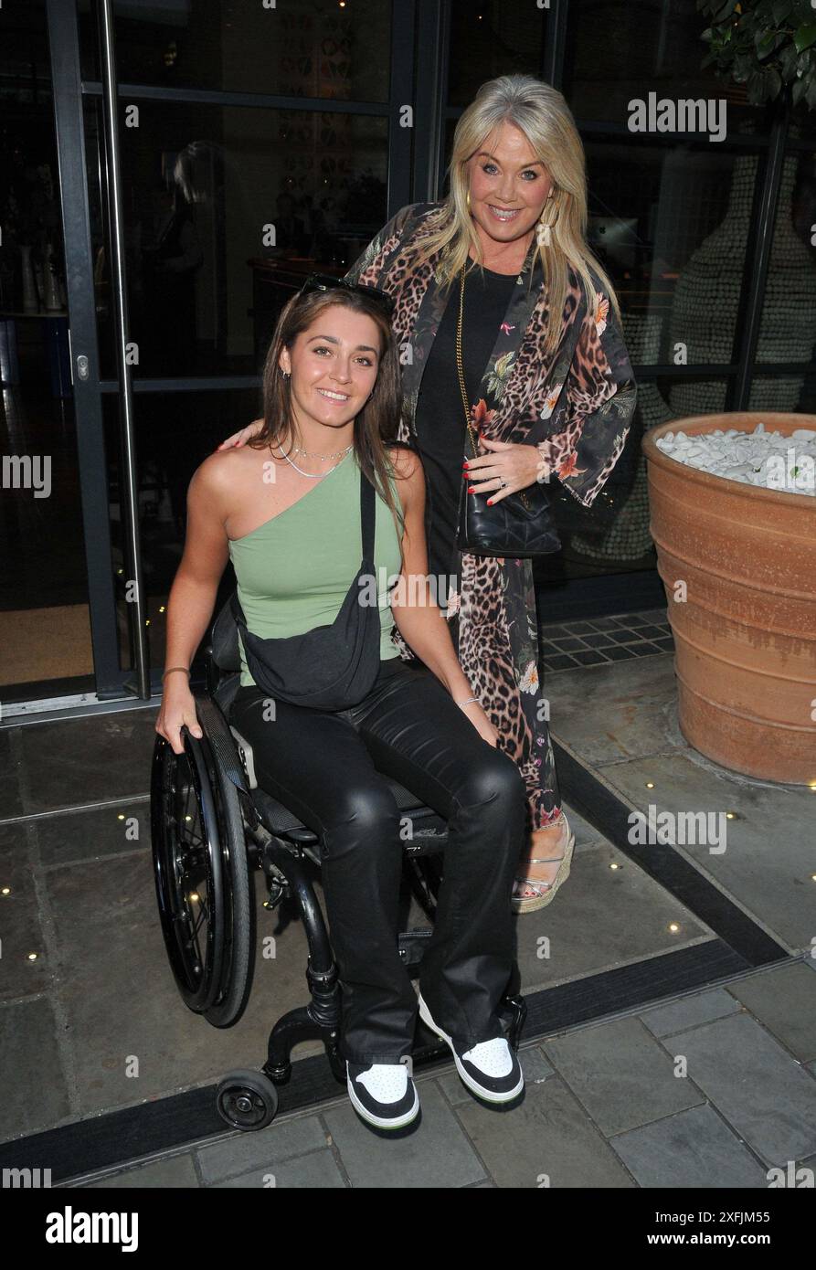 Lucy Alexander and her daughter Kitty at the "Fly Me To The Moon" UK gala film screening, The ...