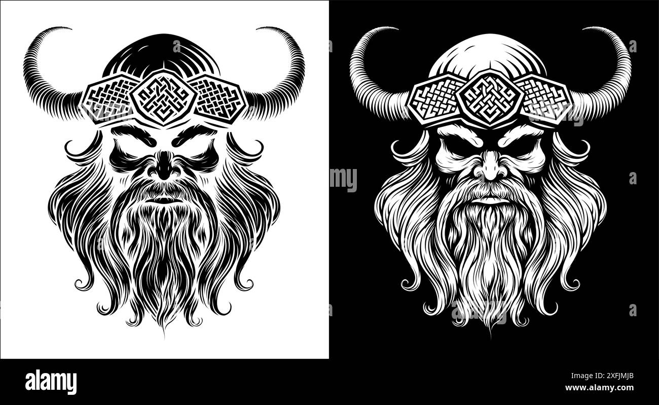 Face tatto man Stock Vector Images - Alamy