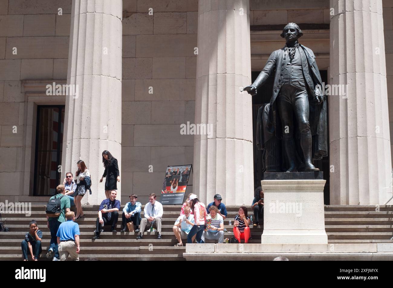 John quincy adams ward george washington hi-res stock photography and ...
