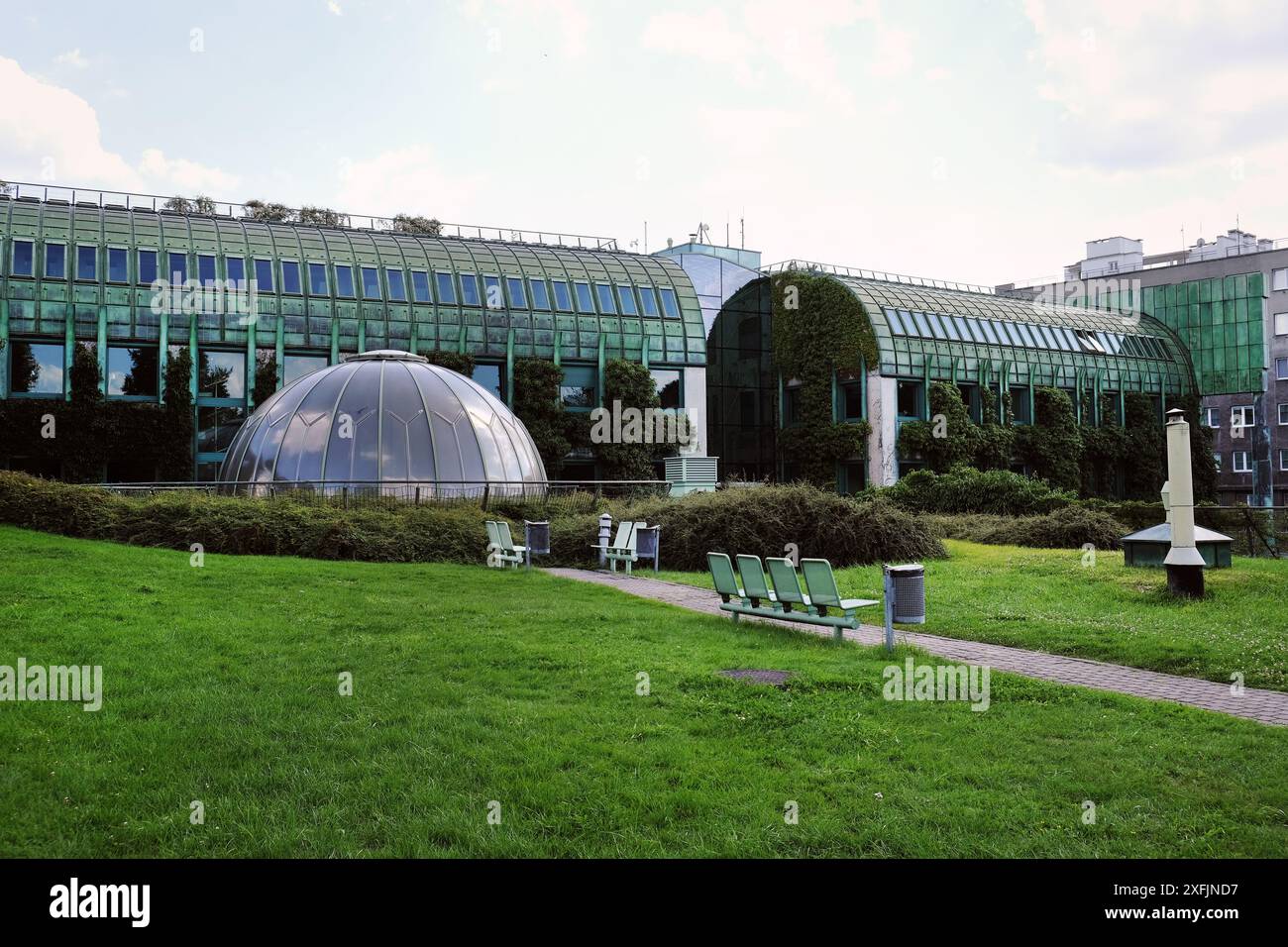 The University of Warsaw Library Rooftop Garden in Warsaw, Poland ...