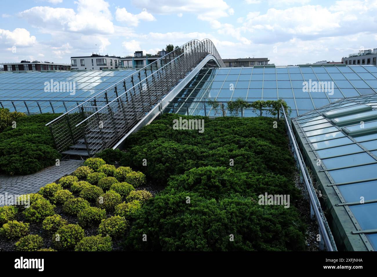 Warsaw poland green library hi-res stock photography and images - Alamy