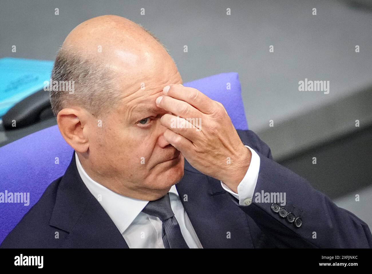 Berlin, Germany. 04th July, 2024. Federal Chancellor Olaf Scholz (SPD ...