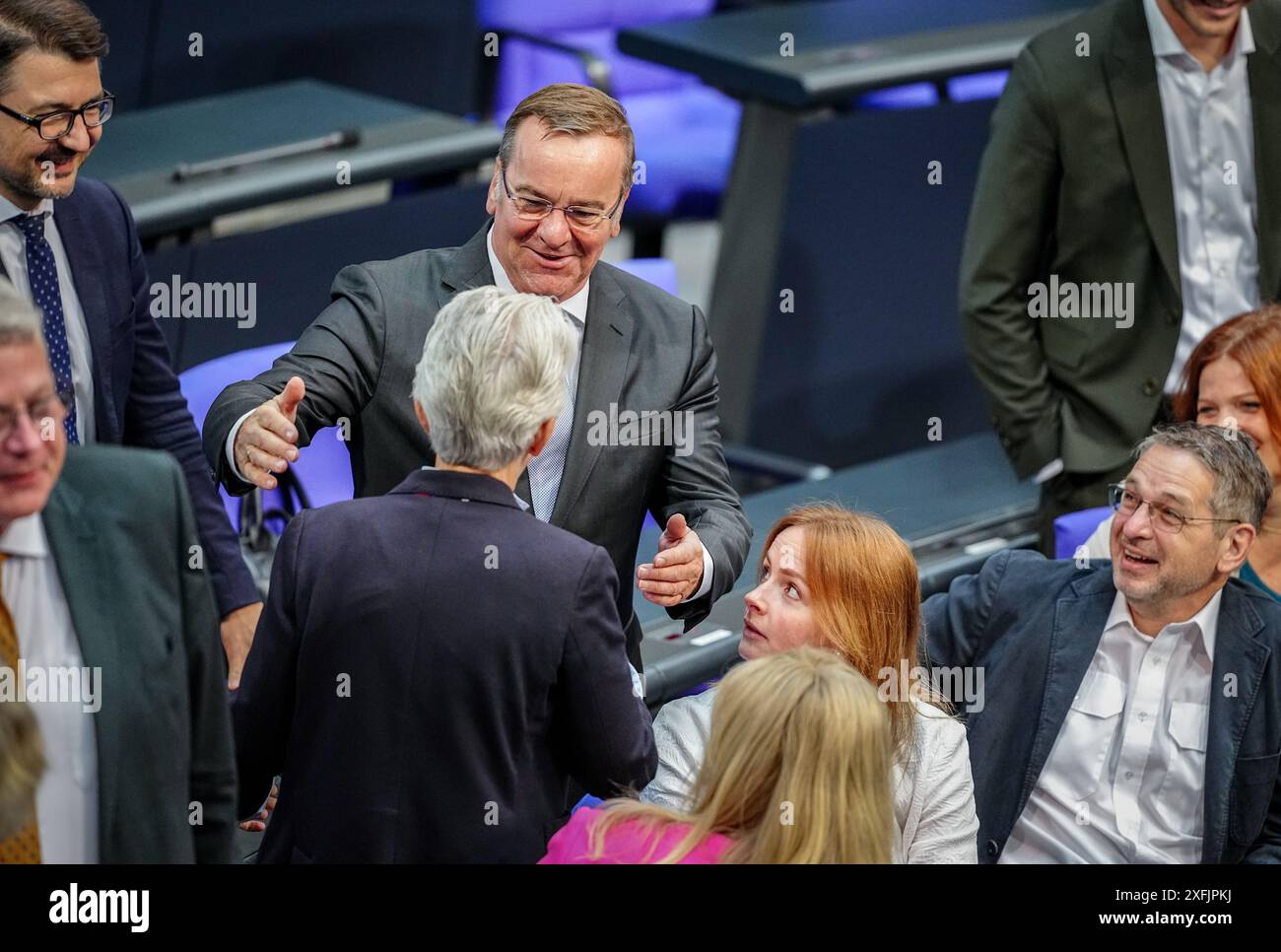 04 July 2024, Berlin: Boris Pistorius (SPD), Federal Minister of ...