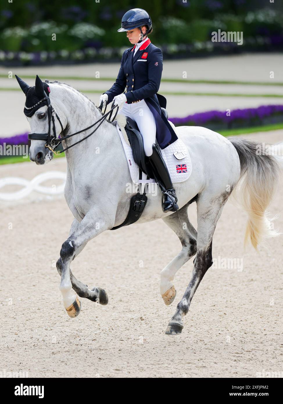 04 July 2024, North Rhine-Westphalia, Aachen: Equestrian sport/dressage ...