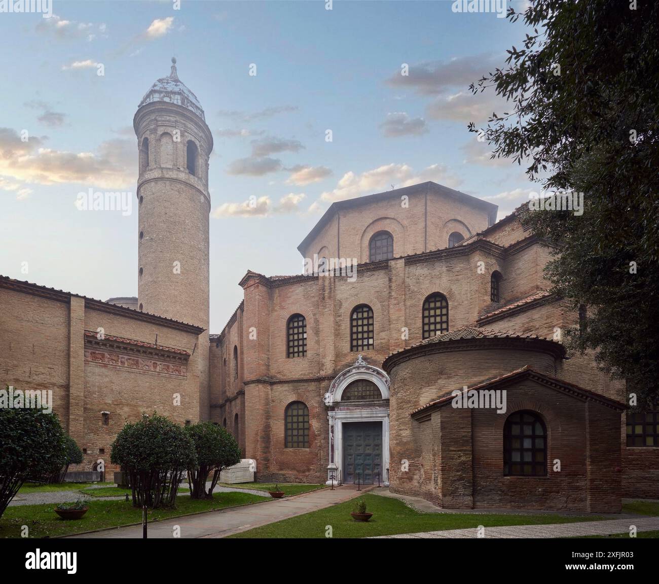 Basilica di San Vitale, Paleochristian church in Ravenna, Italy Stock ...