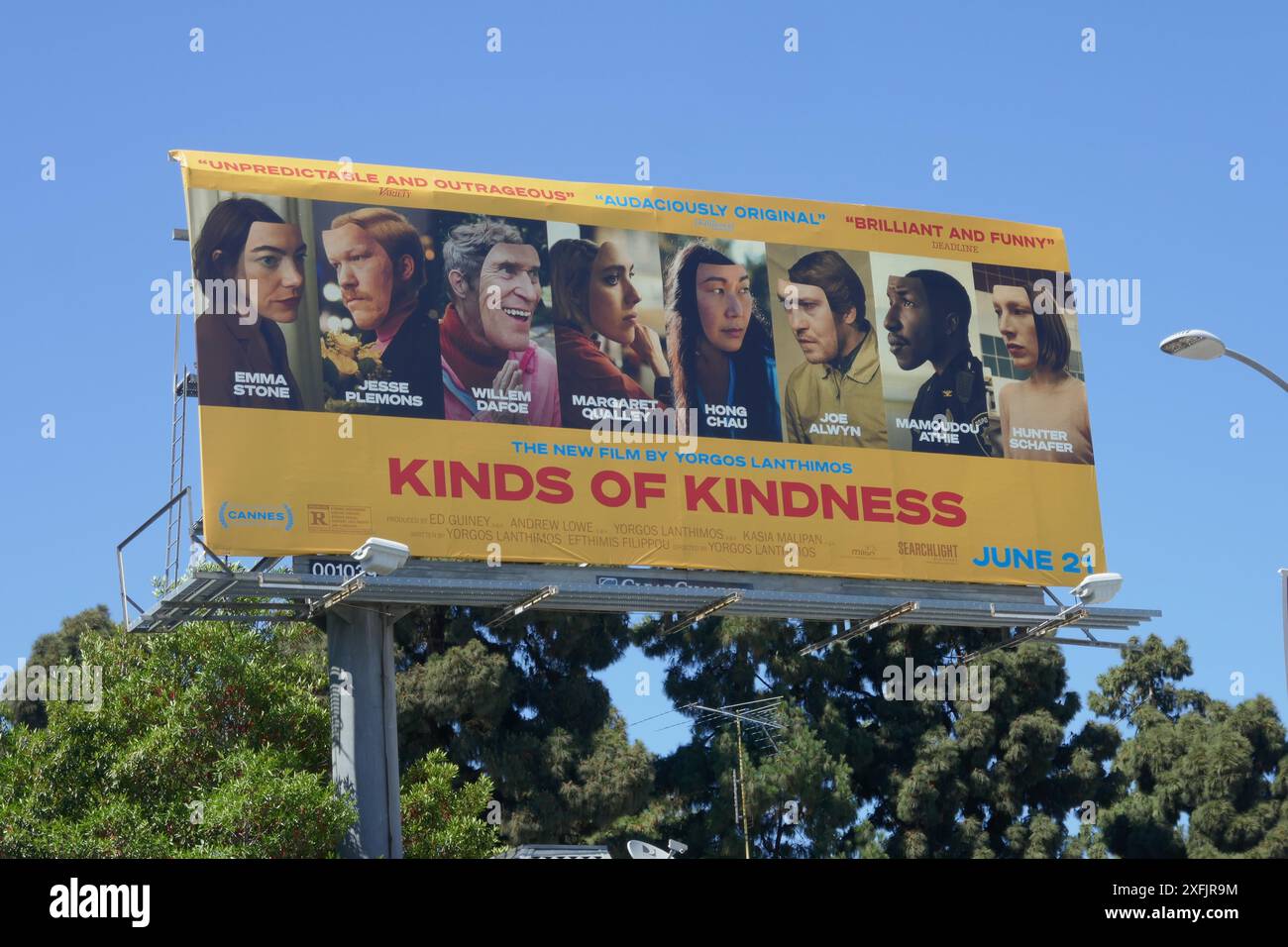 Los Angeles, California, USA 3rd July 2024 Kinds of Kindness Billboard ...