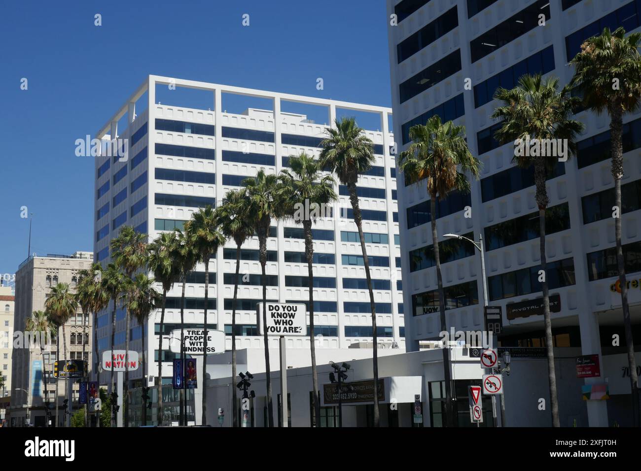 Los Angeles, California, USA 3th July 2024 Live Nation Sign and Office ...