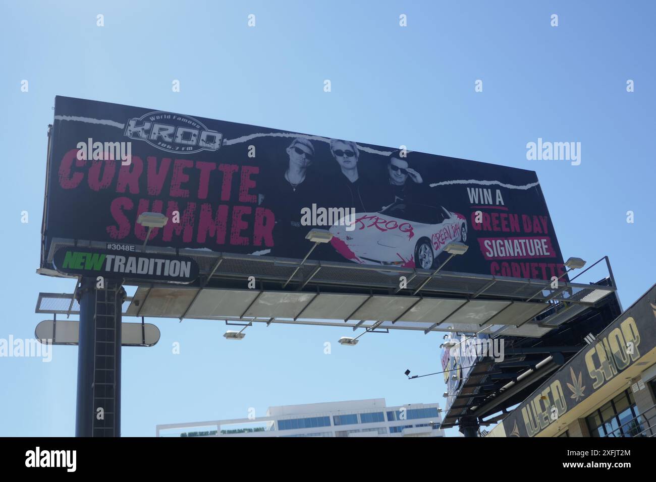 Los Angeles, California, USA 3rd July 2024 Green Day Billboard KROQ ...
