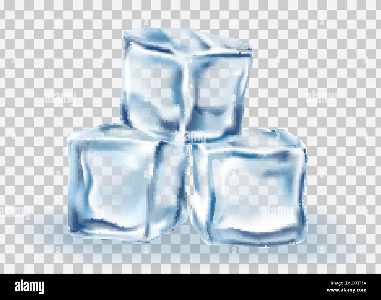 Clear ice block Stock Vector Images - Alamy