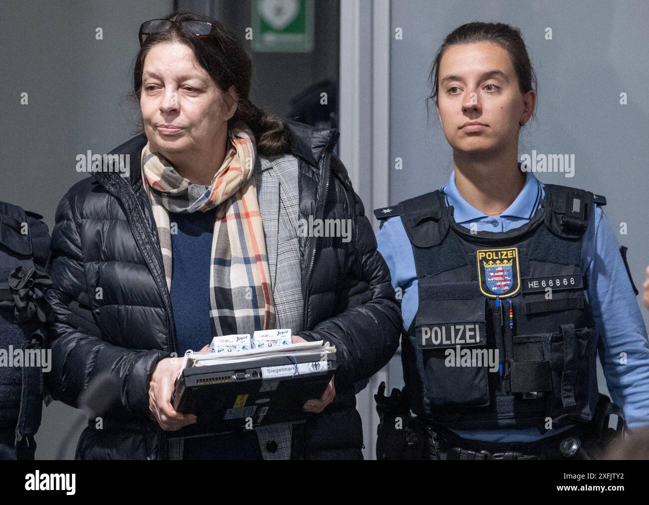 04 July 2024, Hesse, Frankfurt/Main: The accused Birgit Malsack ...