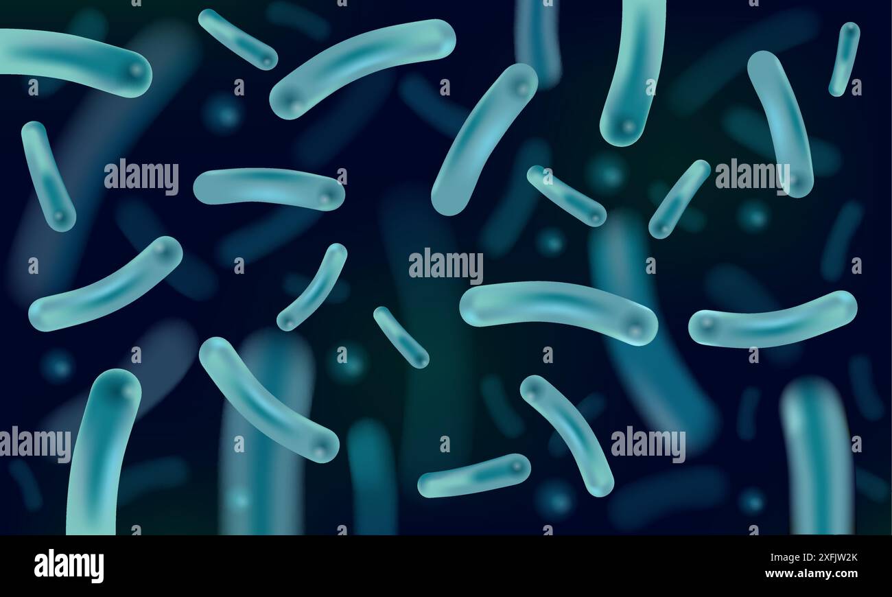 Probiotics Lactobacillus for restoring the intestinal flora, 3D ...