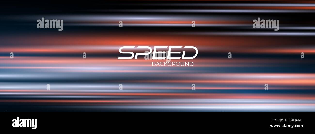 Blue and red speed background. Dark modern wide abstract technology ...