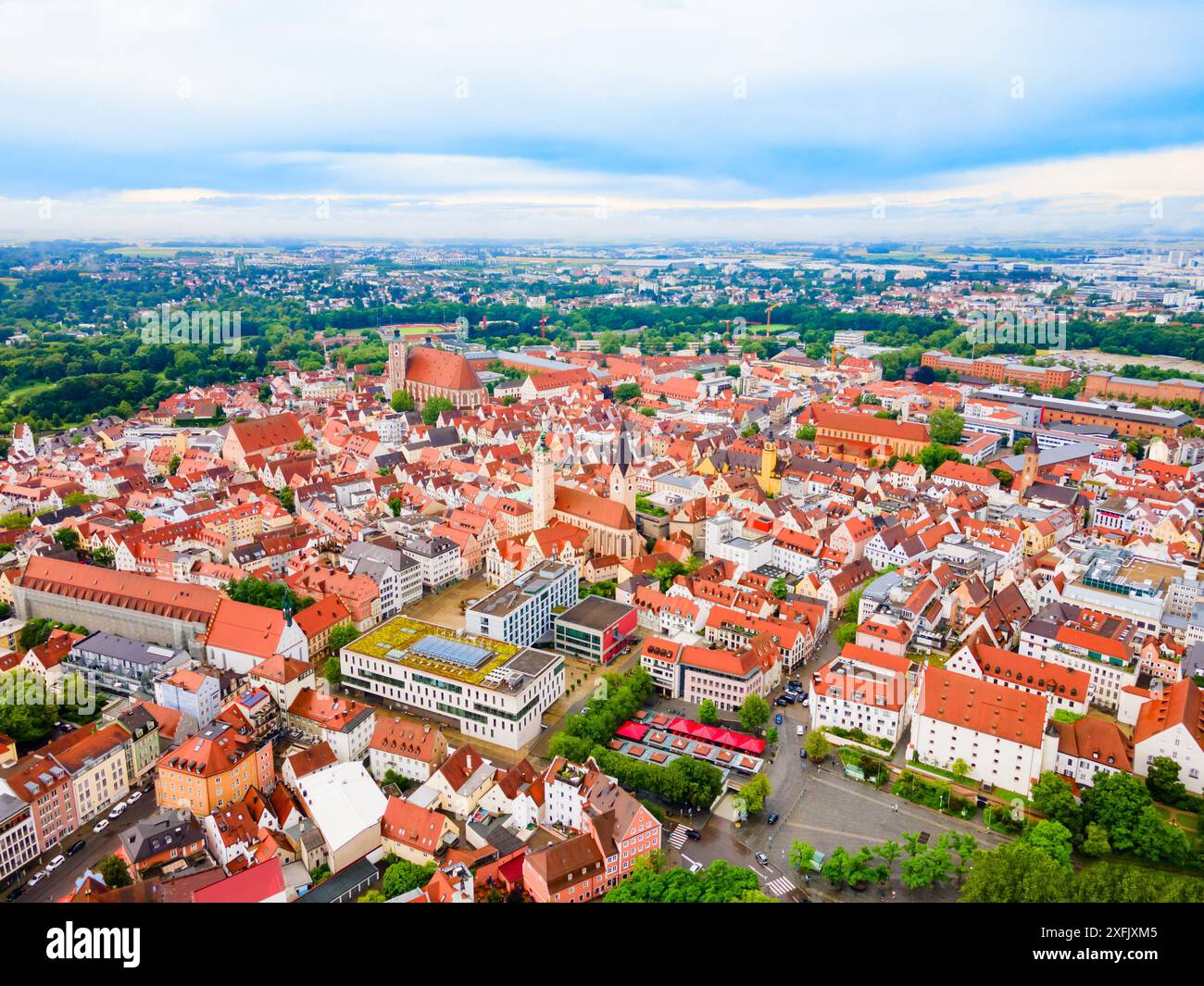 Aerial view new town panorama hi-res stock photography and images - Alamy