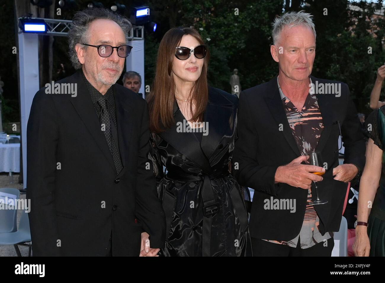 Tim Burton, Monica Bellucci und Sting bei der 64. Verleihung der Globi ...