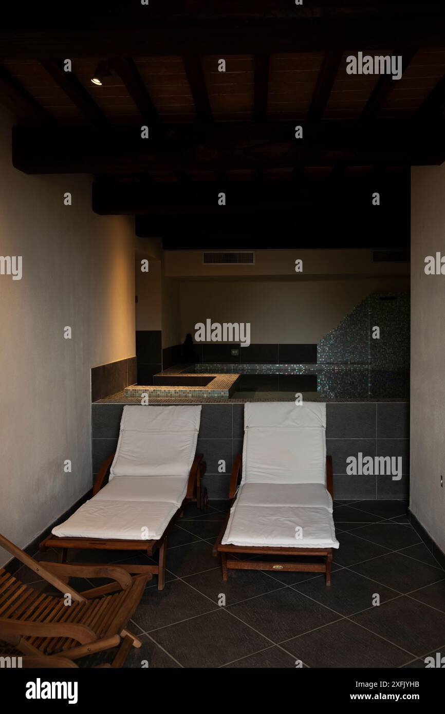 Tuscany hills with amazing rustic in Italian countryside. Typical ...