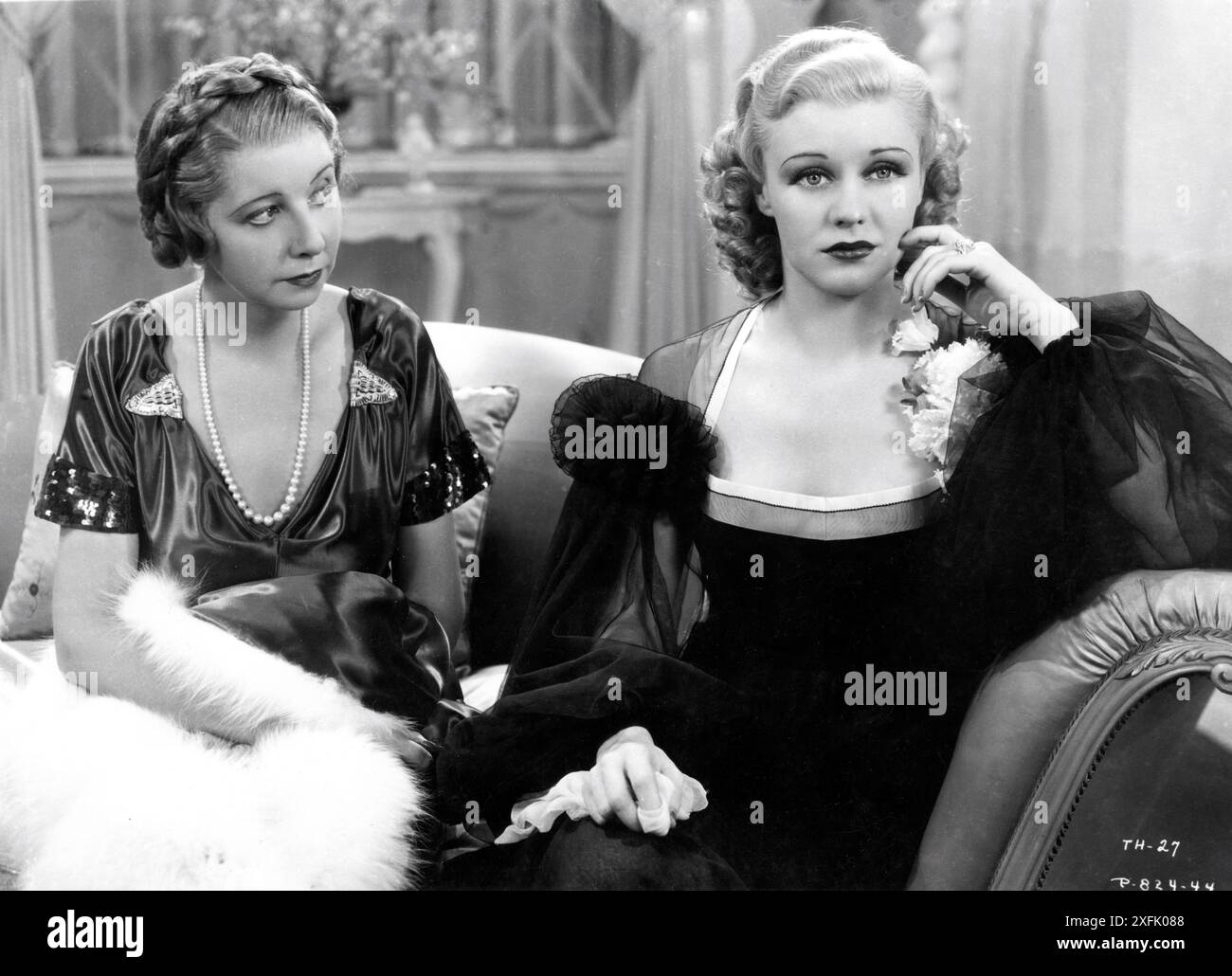 HELEN BRODERICK and GINGER ROGERS in TOP HAT 1935 director MARK ...