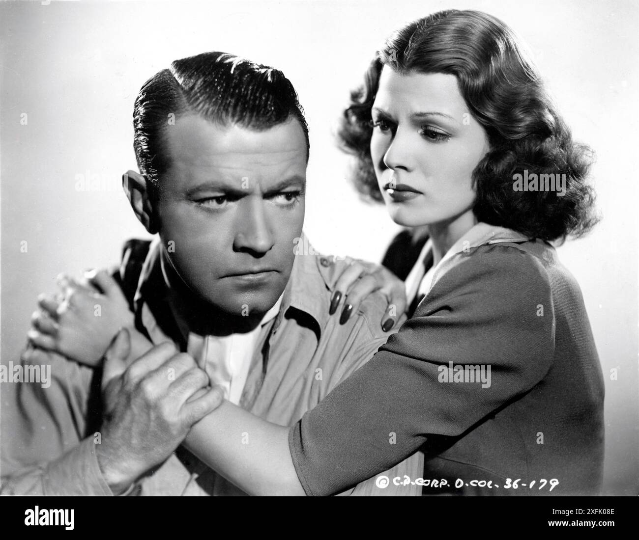 RICHARD BARTHELMESS and RITA HAYWORTH Portrait by A.L. 'WHITEY' SHAFFER ...