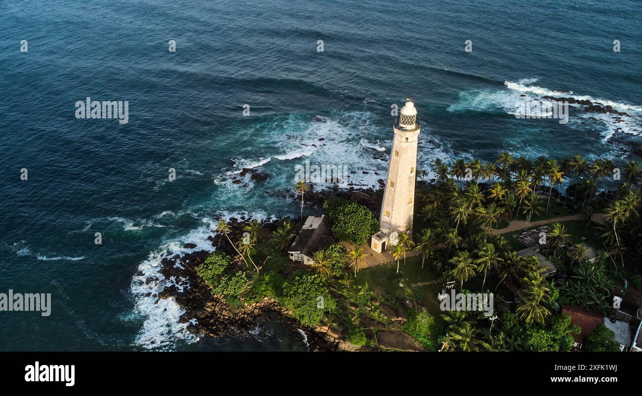 Aerial view of Dondra Lighthouse in Sri Lanka Stock Photo - Alamy