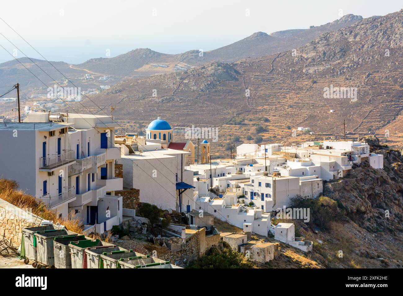 Picturesque Chora village on the island of Serifos. Cyclades, Greece ...