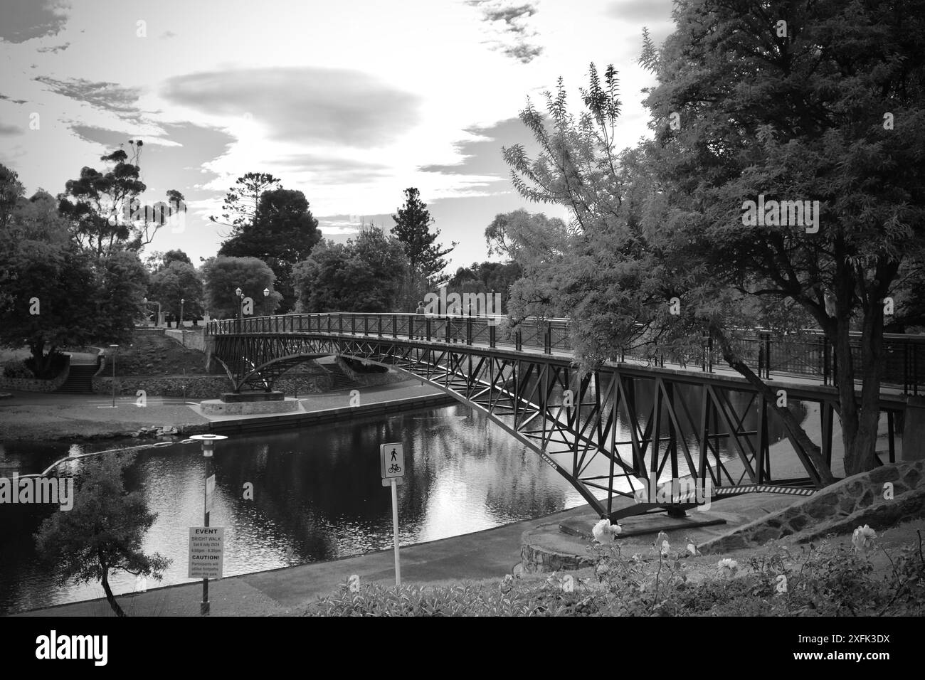 Adelaide riverbank Black and White Stock Photos & Images - Alamy