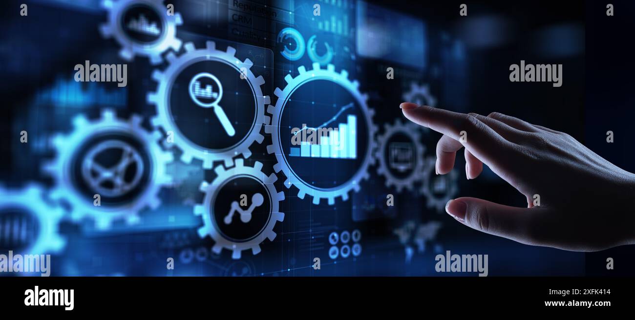 Big Data analysis, Business process analytics diagrams with gears and ... Big Data analysis, Business process analytics diagrams with gears and ...