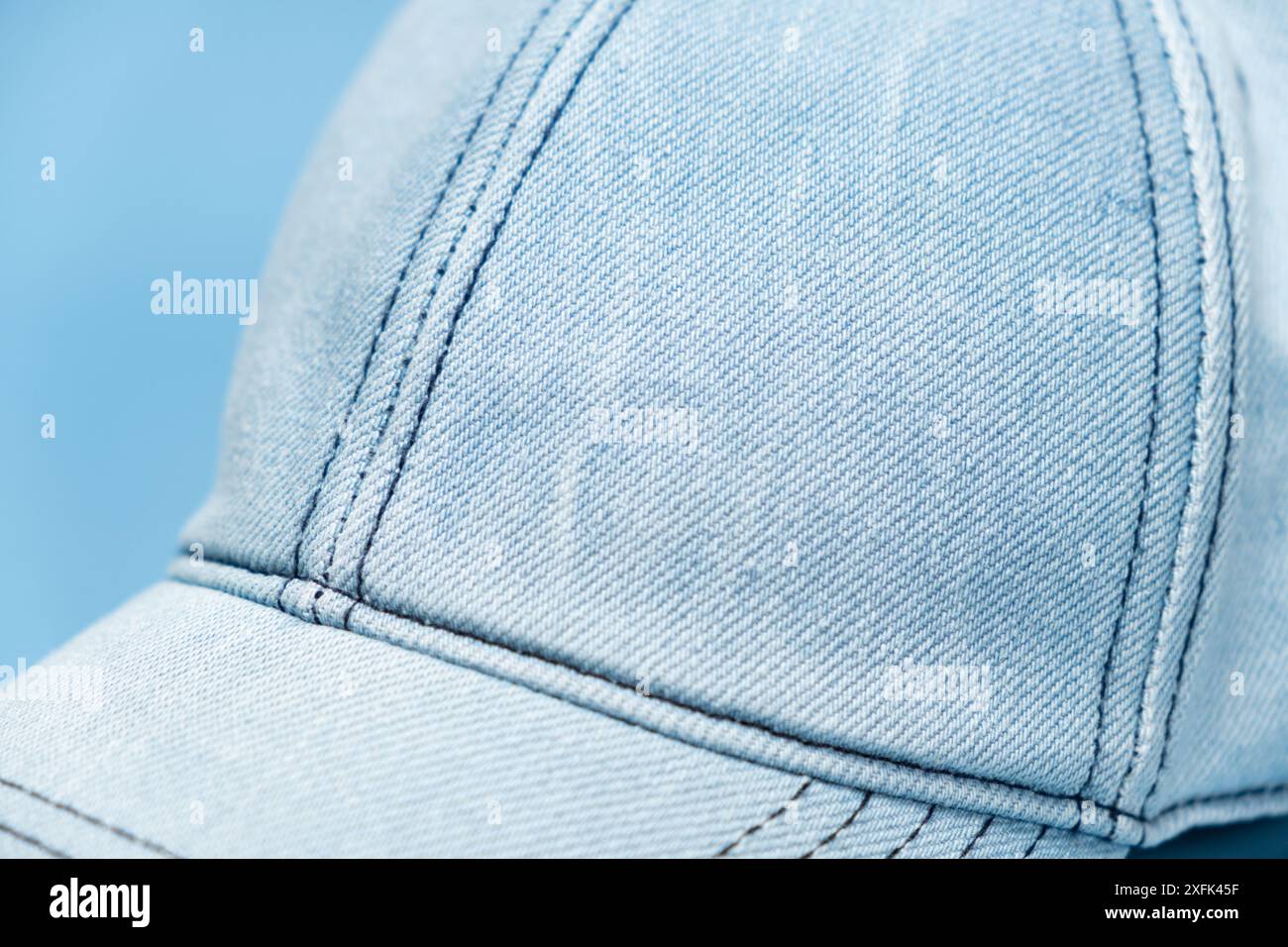 Blue denim cap close hi-res stock photography and images - Alamy