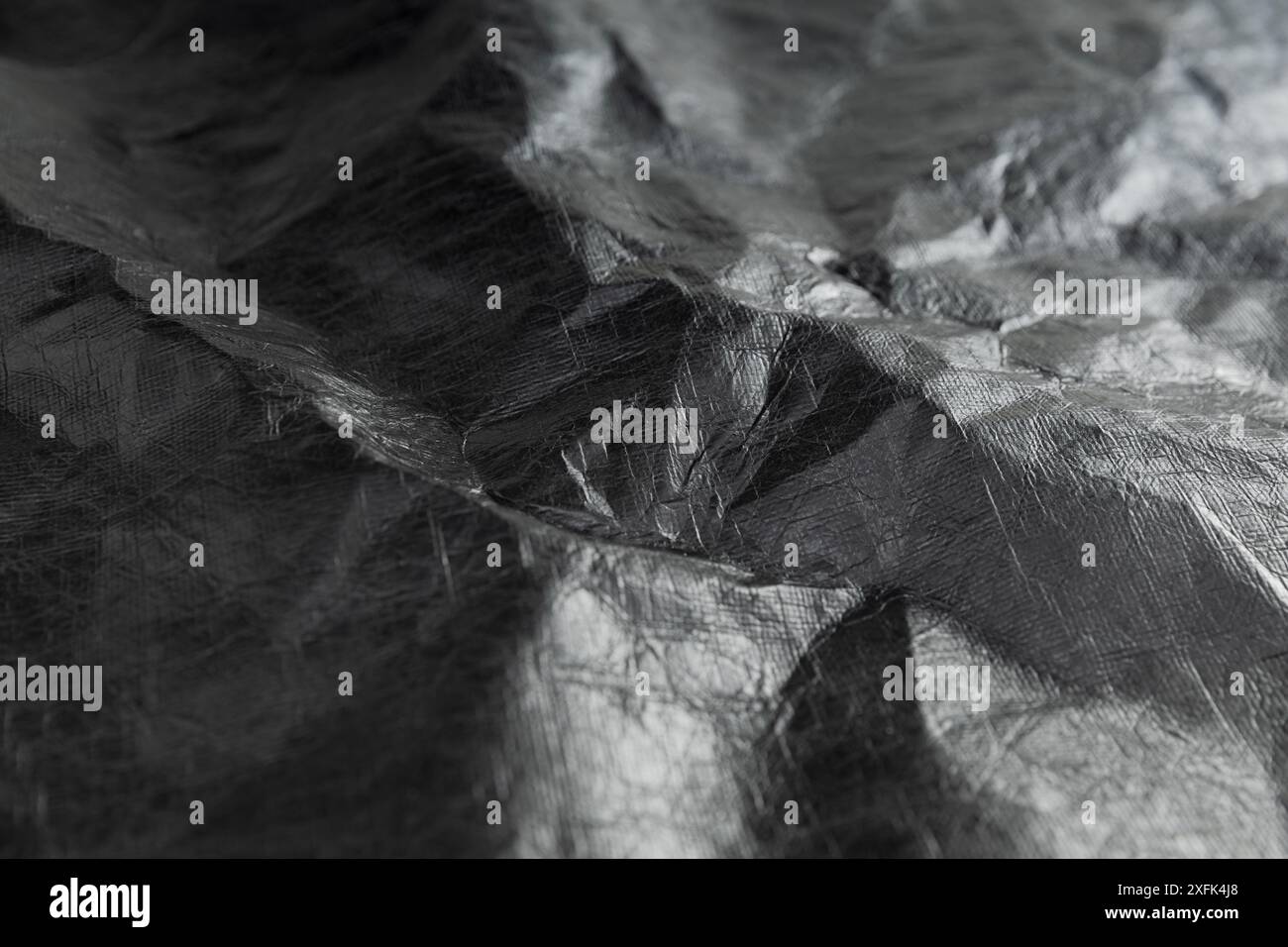 Crumpled plastic film texture hi-res stock photography and images - Alamy