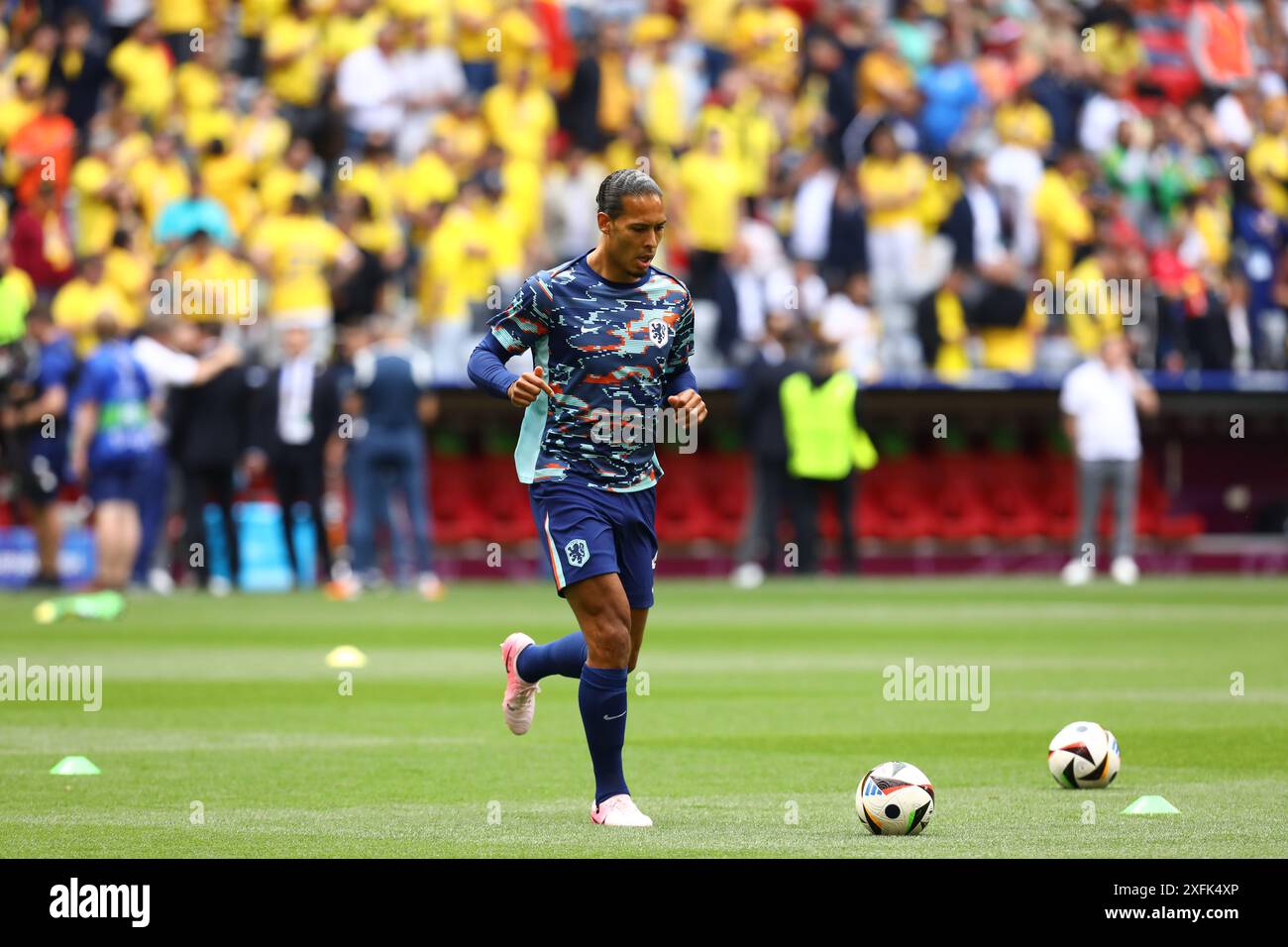 Munich, Germany. 02nd July, 2024. Virgil Van Dijk of Netherlands in the ...