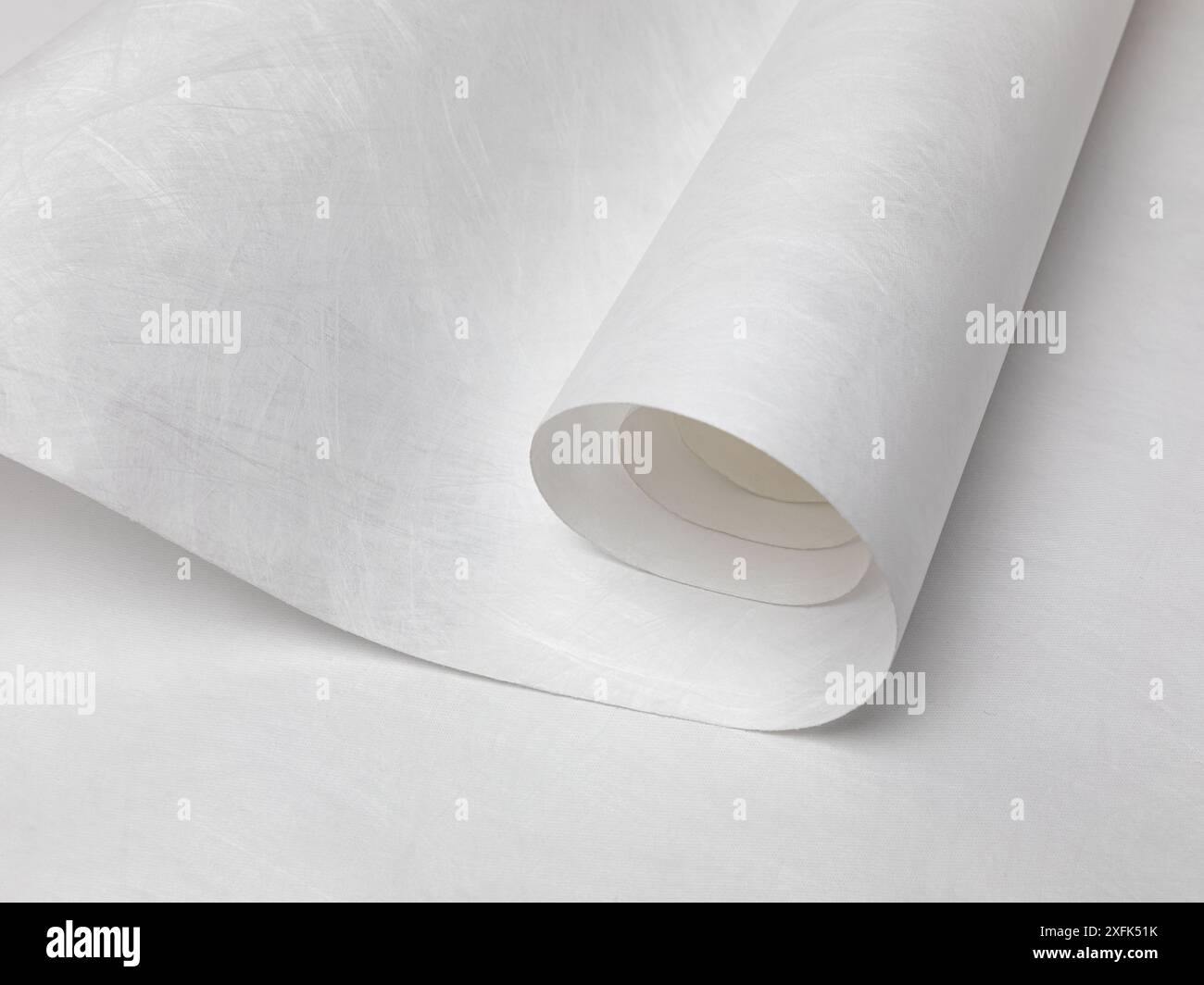 White wrapping paper of Tyvek, mock up, template, waterproof material ...