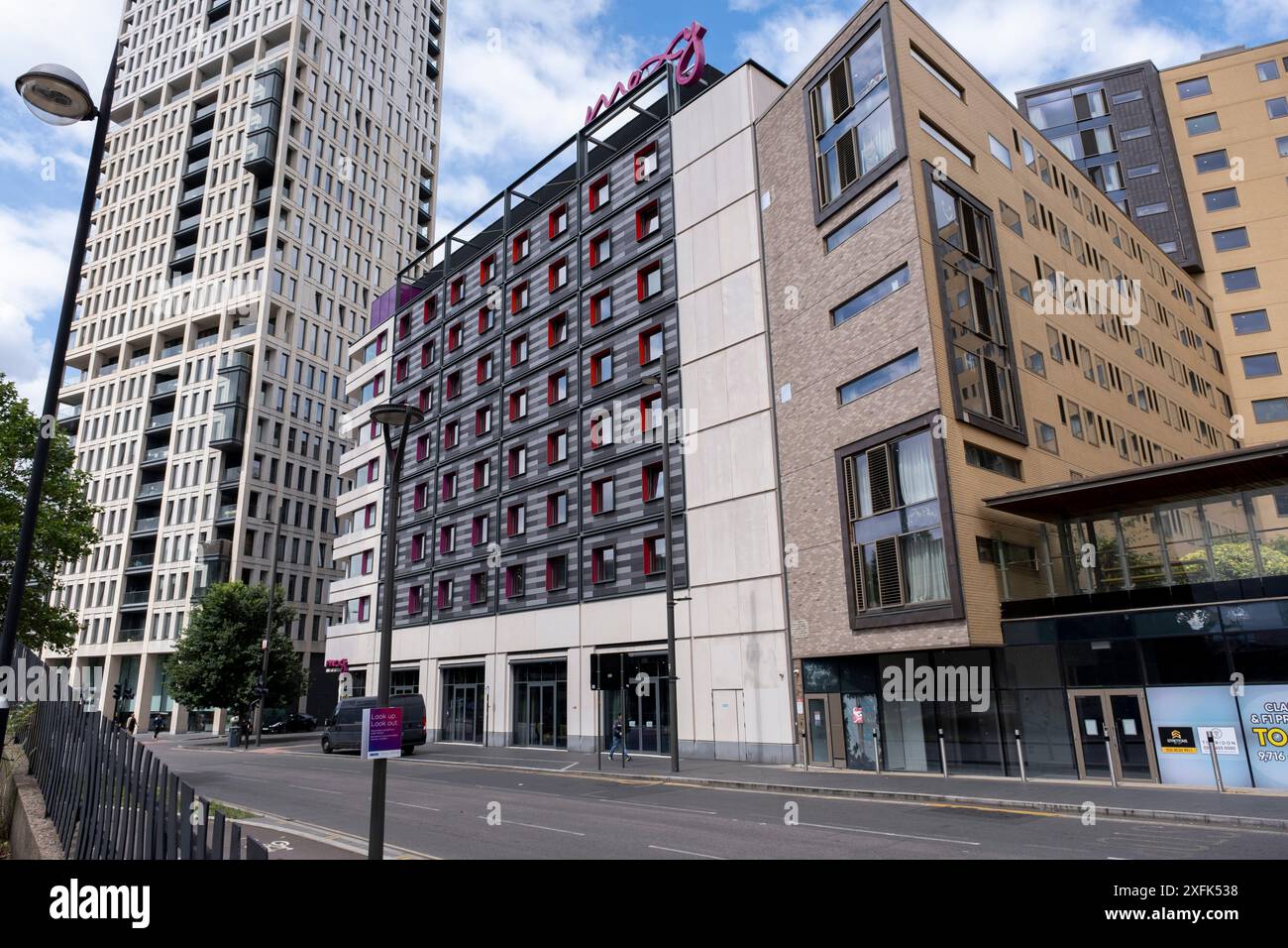 New high rise apartment blocks in Stratford City on 1st July 2024 in ...