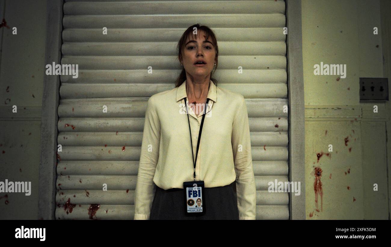 Longlegs (2024) directed by Oz Perkins and starring Maika Monroe as FBI ...