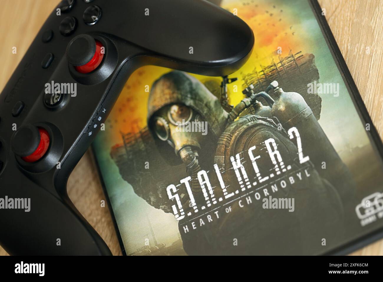 KYIV, UKRAINE - JUNE 26, 2024 Stalker 2 PS5 video game disc box for ...