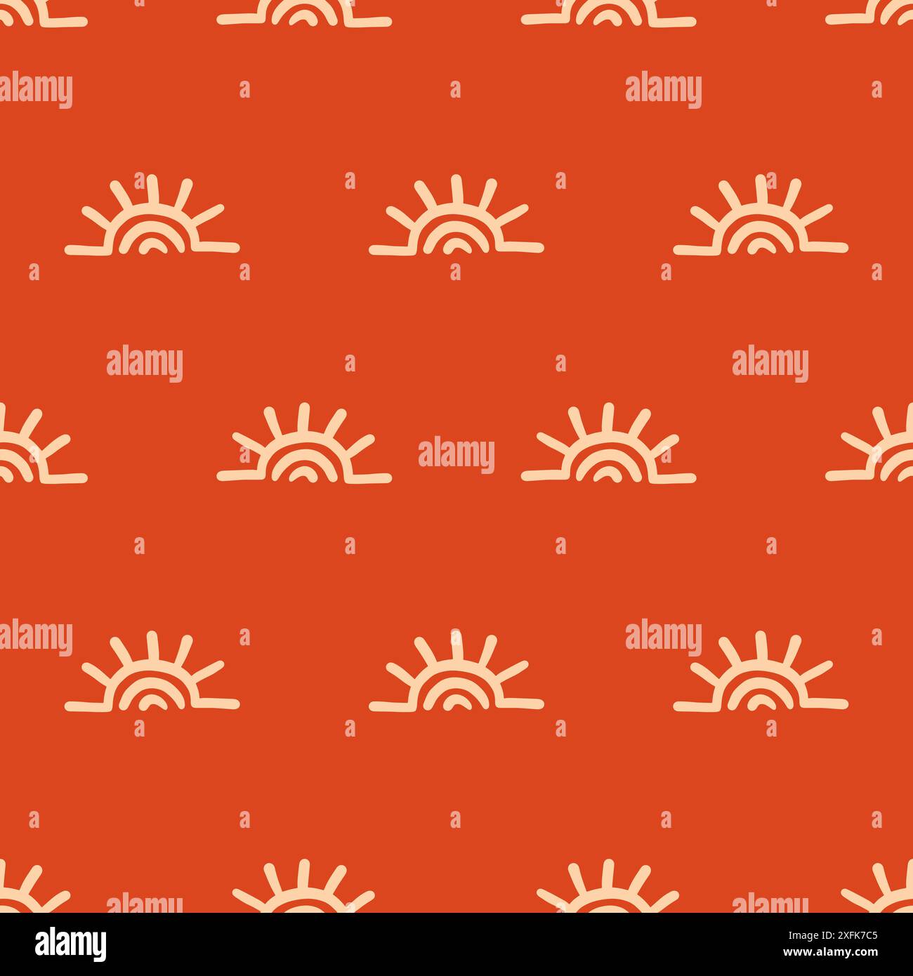 African sun seamless pattern. Tribal background Stock Vector Image ...