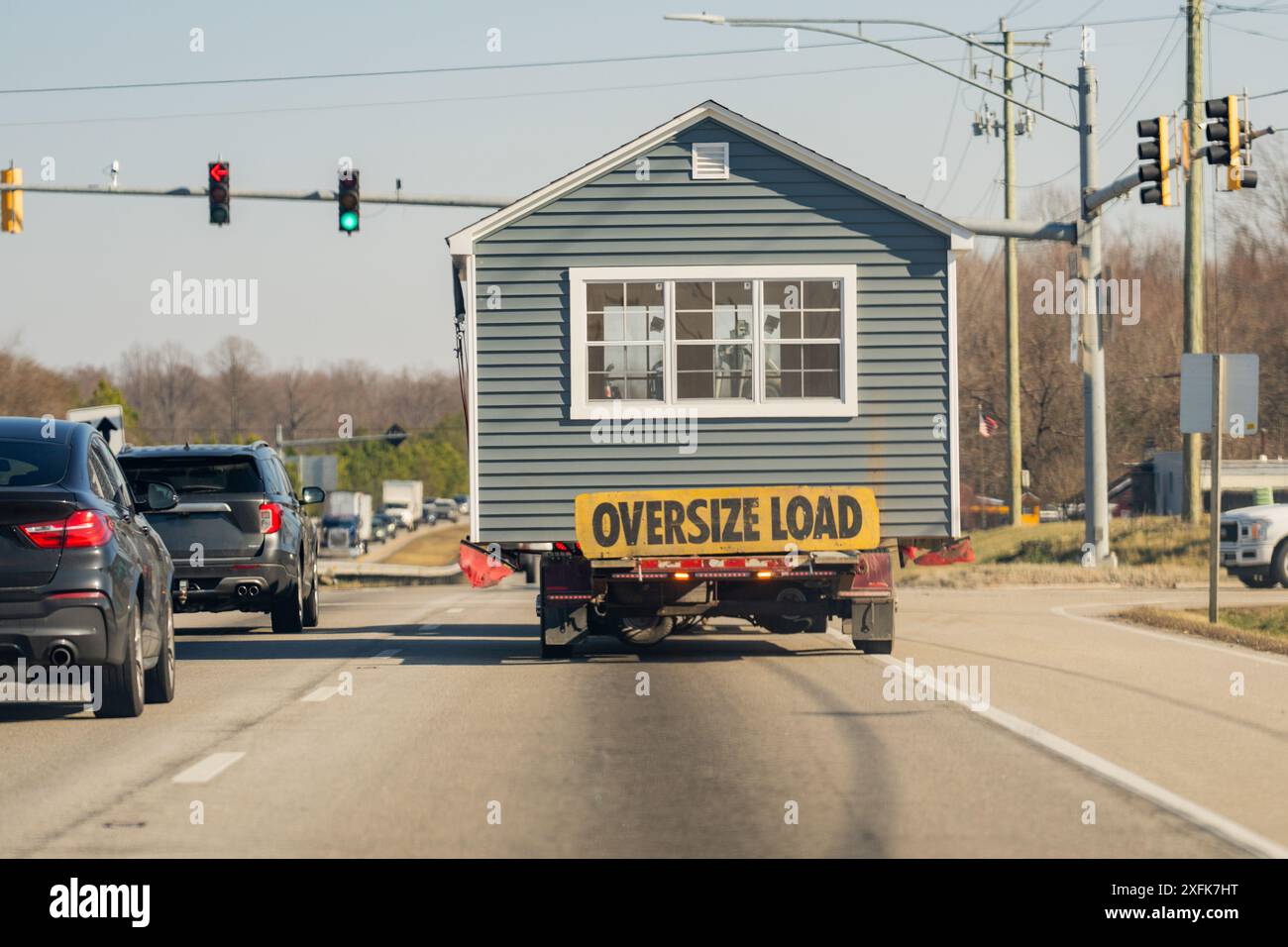 Construction vehicles transported hi-res stock photography and images ...